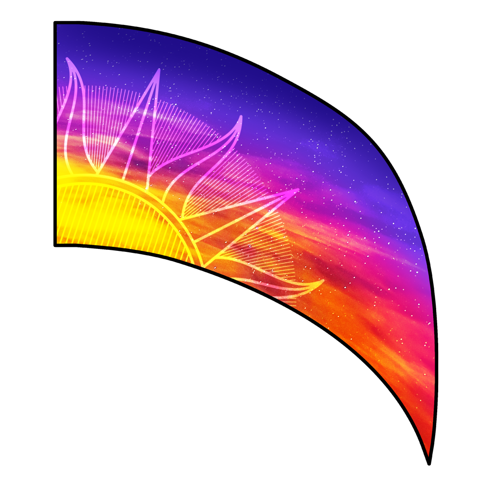 The Offering - Arc Swing Flag – Synced Up Designs